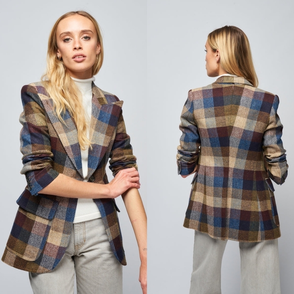Smythe | Jackets & Coats | Smythe Birkin Plaid Blazer Peri Lumberjacket ...